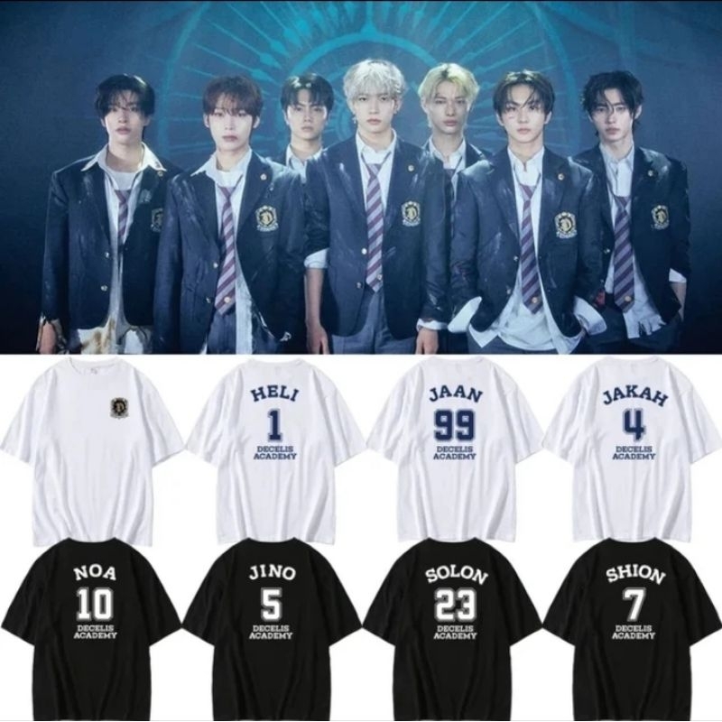 Jual TSHIRT ENHYPEN EN DECELIS ACADEMY NOA JINO HELI SHION SOLON JAAH JAKAH JAY JAKE SUNGHOON ...