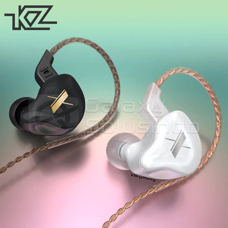 Jual Knowledge Zenith KZ EDX Stage Monitoring Earphone with Mic - Black ...