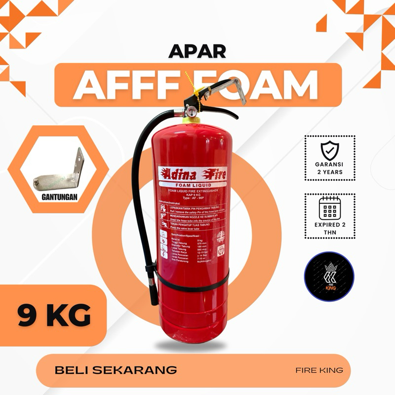 Jual Apar pemadam 9 kg Foam Liquid Adina Fire | Shopee Indonesia