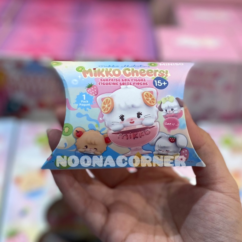 Jual Miniso x Mikko Illustrations ‼️ Blind Box Mikko Mini Cheers ...