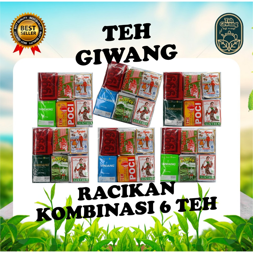 Jual Teh Solo Racikan Paket 6 Kombinasi Teh Racikan Khas Solo 240gr ...