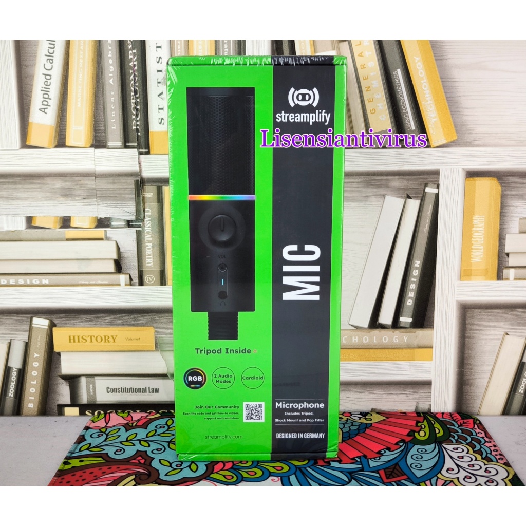 Jual STREAMPLIFY MIC TRIPOD RGB USB Microphone With Desktop Stand ...