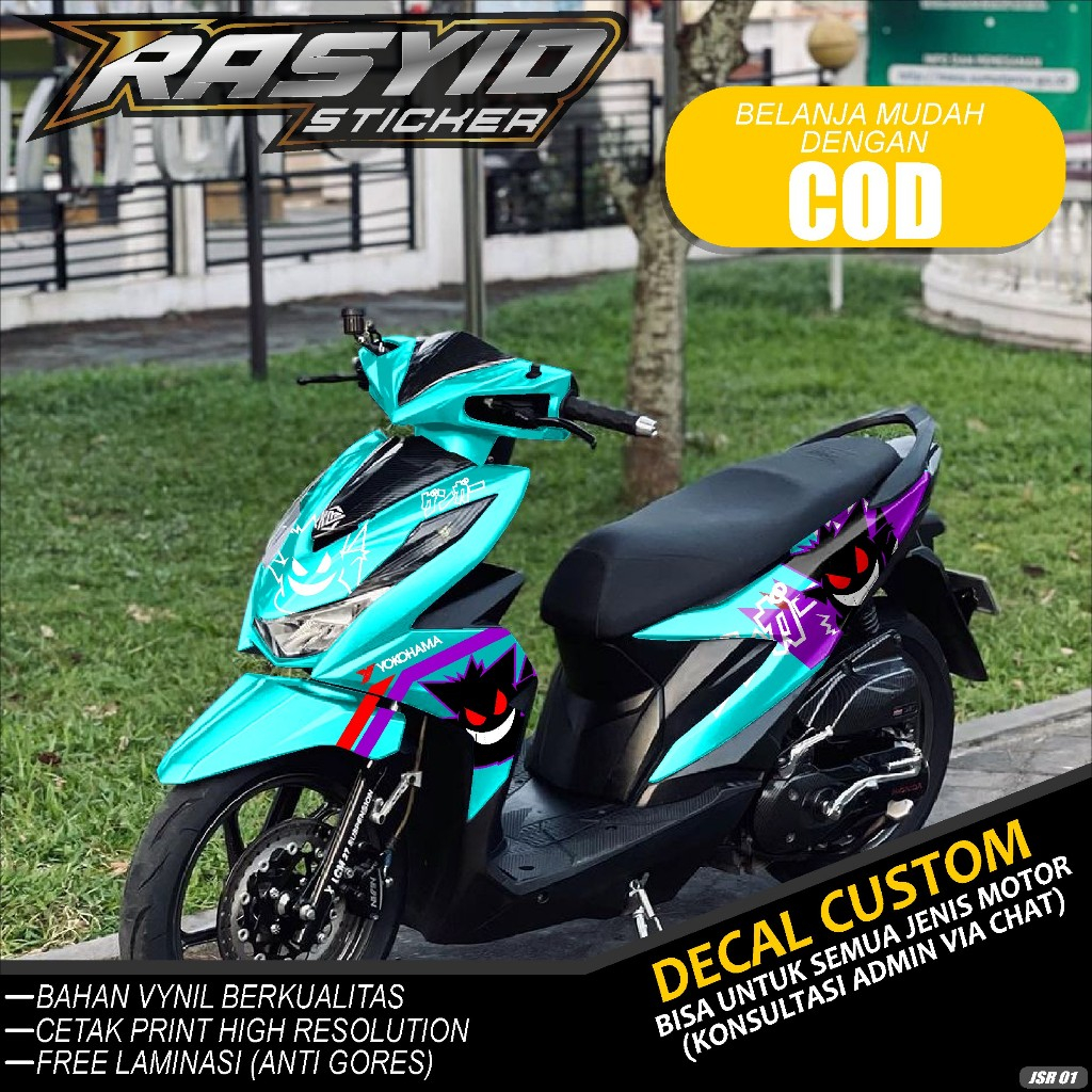 Jual COD Decal Sticker Full Body Honda Beat Deluxe Street 2020 2021 ...