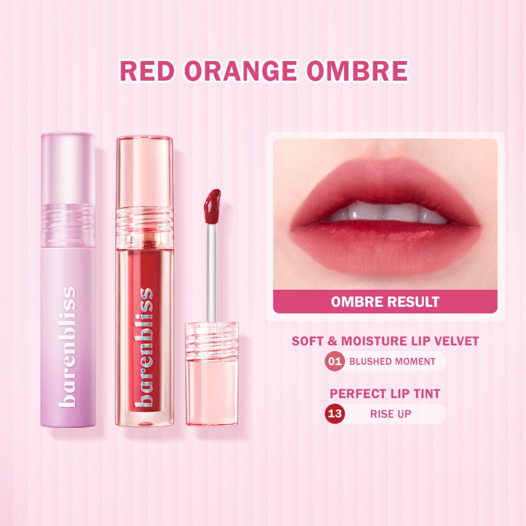Jual BNB barenbliss Best Of The Best Ombre Lip (Lip Tint + Matte Tint ...