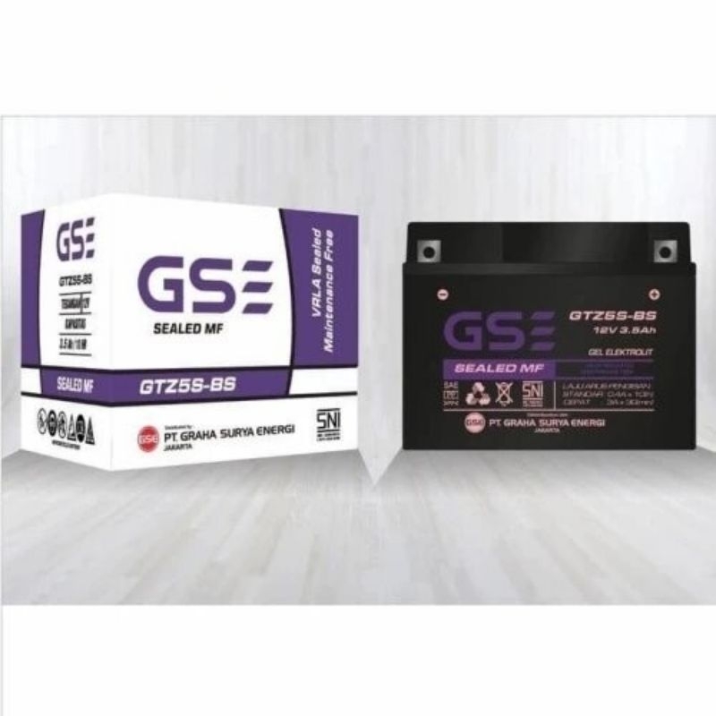 Jual Aki Motor Honda Beat GTZ5S GS Accu Kering MF | Shopee Indonesia