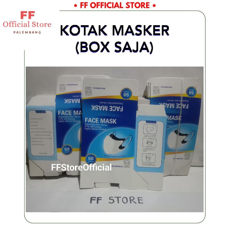 Jual KOTAK MASKER SATUAN (KARDUS/BOX) | Shopee Indonesia