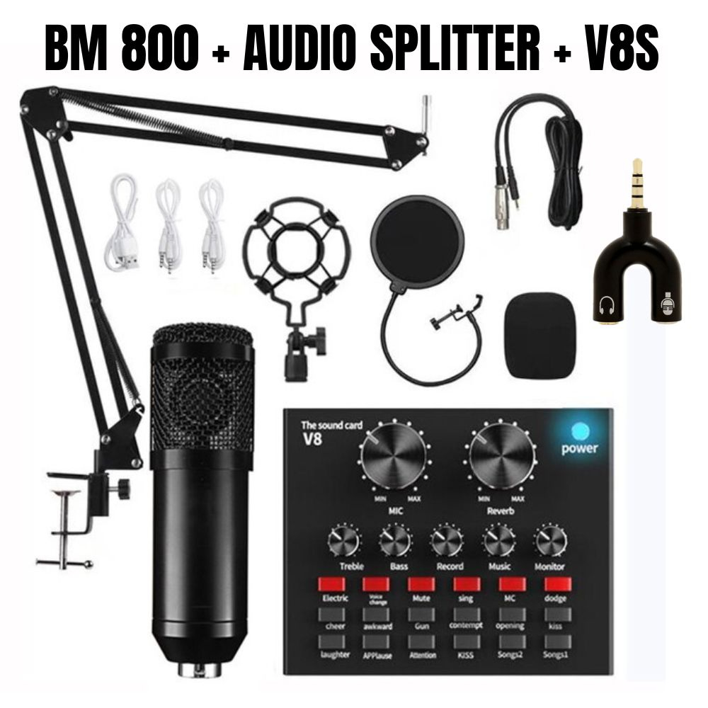 Jual ALAT STUDIO Paket Lengkap Mic Condenser Podcast Full Set ...