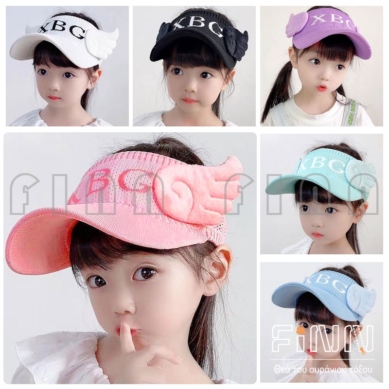 Jual Finn - Topi Visor Rajut Untuk Anak Motif XBG Baseball Cap Kosong ...