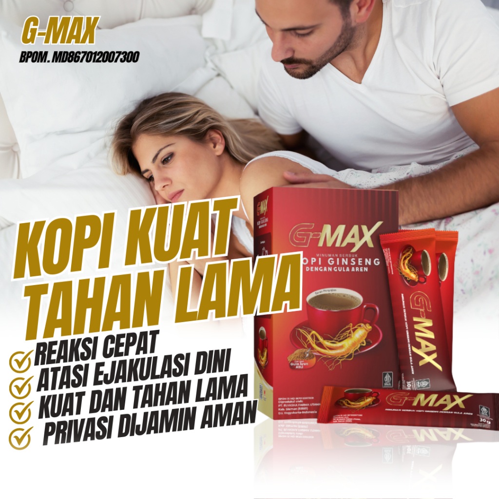Jual KOPI G-MAX ORIGINAL KOPI STAMINA PRIA AMAN ( 100% BPOM & HALAL ) | Shopee Indonesia