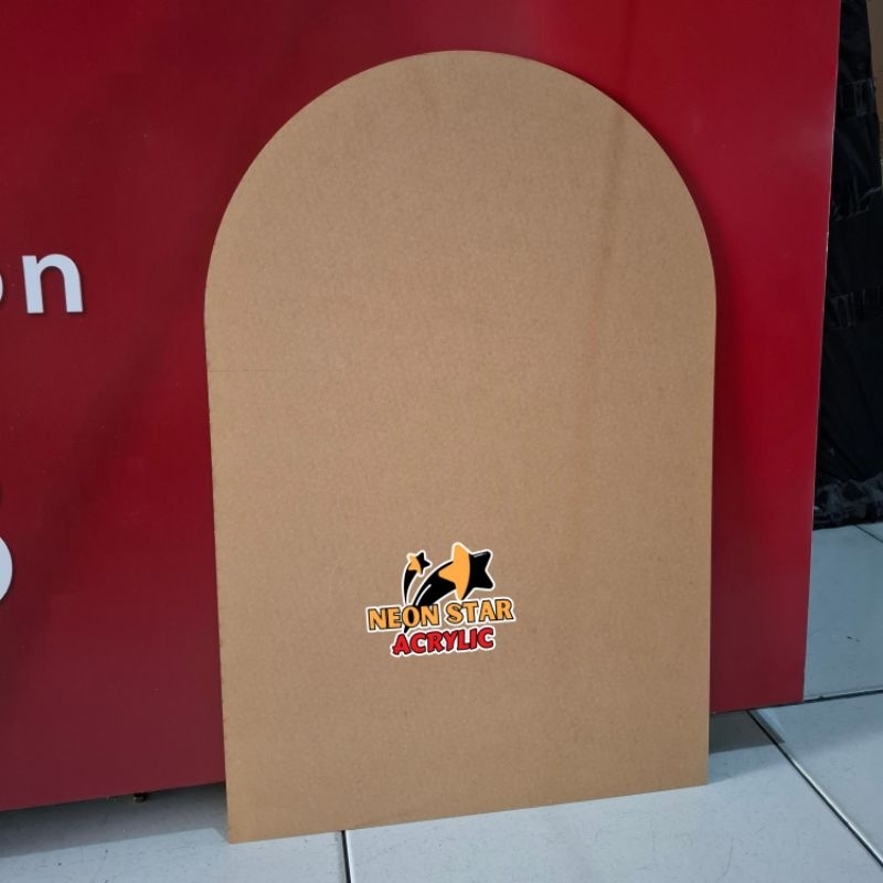 Jual Akrilik Kubah 60x40cm 2MM / Akrilik Sign Polosan / Akrilik Dome ...