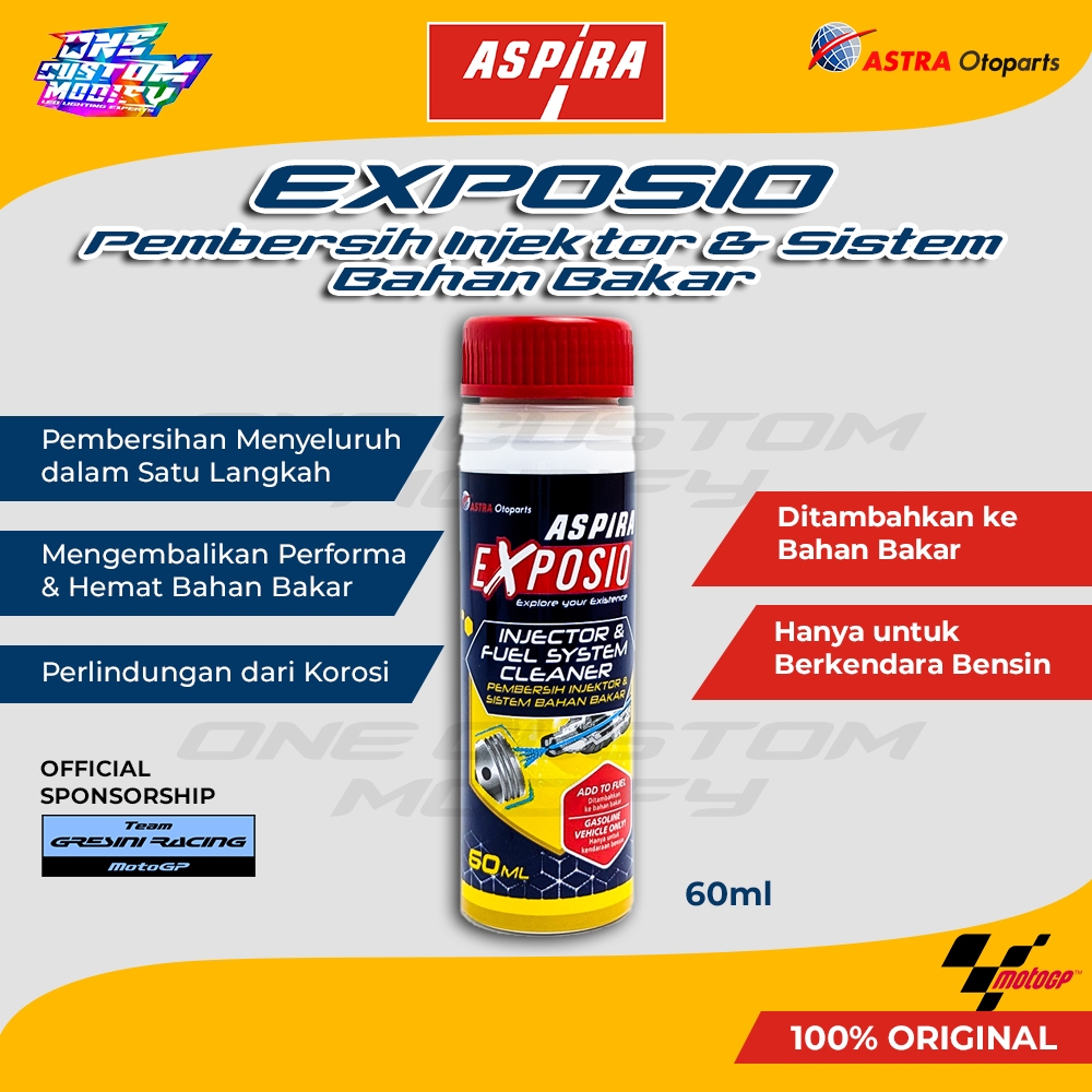 Jual Aspira Exposio Injector Cleaner 60 ml Untuk Semua Motor One Custom ...
