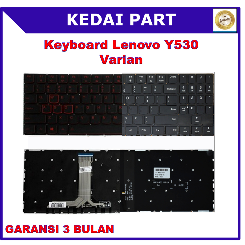 Jual Keyboard Lenovo Legion Y530 Y540 Y540-15IRH Y540-17IRH Y540-17IRH ...