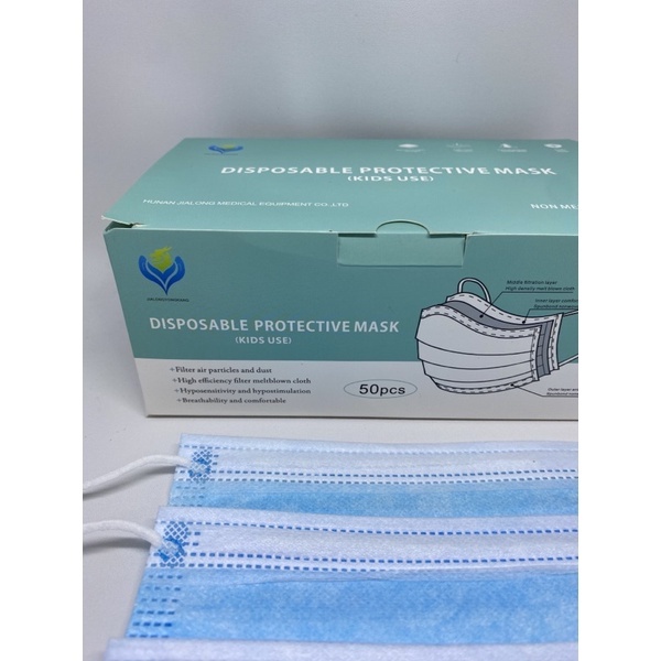 Jual Masker Anak Premium 3ply TEBAL Earloop Kids Disposable Protective ...