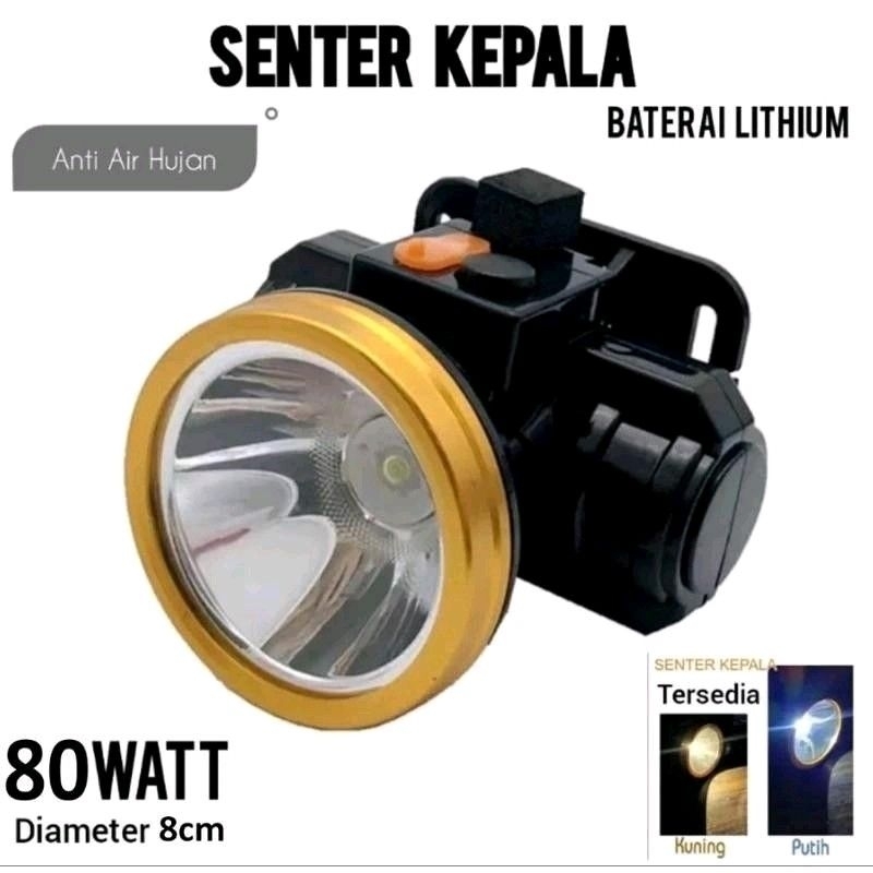Jual SENTER KEPALA FOKUS / SENTER KEPALA BATERAI CHARGE 715/919 ...