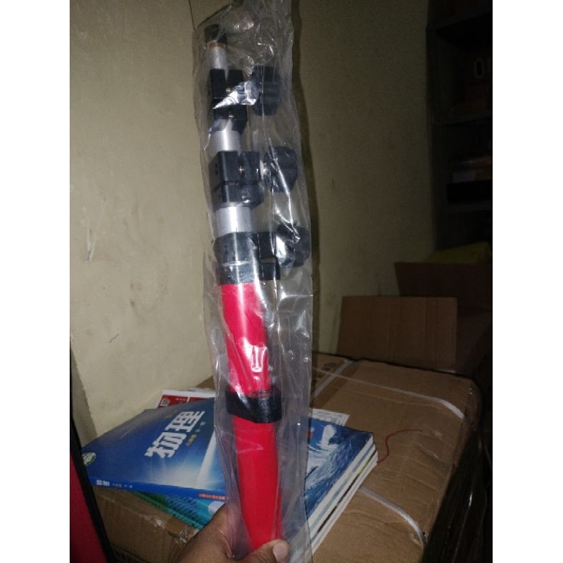 Jual pole stick survey jalon prism plus nivo 2,5 3,6 4,6 5,2 meter ...