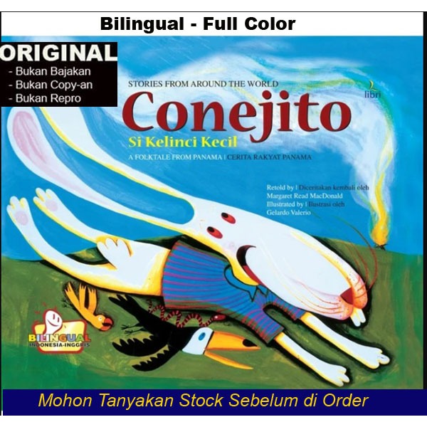 Jual CONEJITO SI KELINCI KECIL - Cerita Rakyat Panama - Bilingual ...