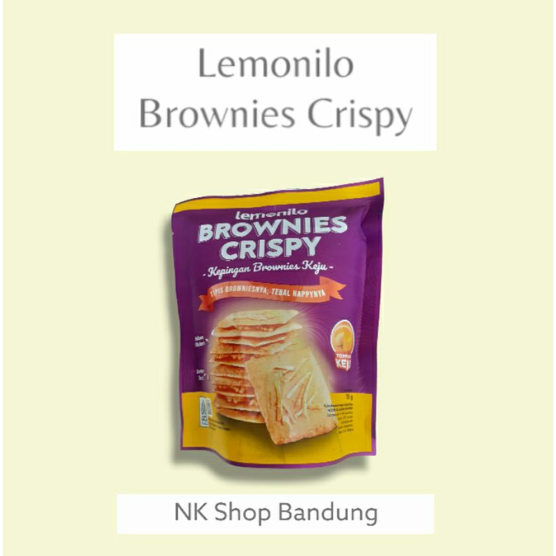 Jual Lemonilo Brownies Crispy Cheese - Kepingan Bronis Rasa Keju 35g ...