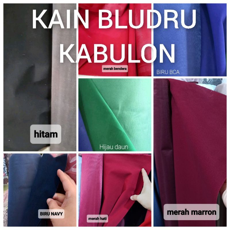 Jual kain bludru kabulon bahan beludru merah bendera hitam merah hati ...