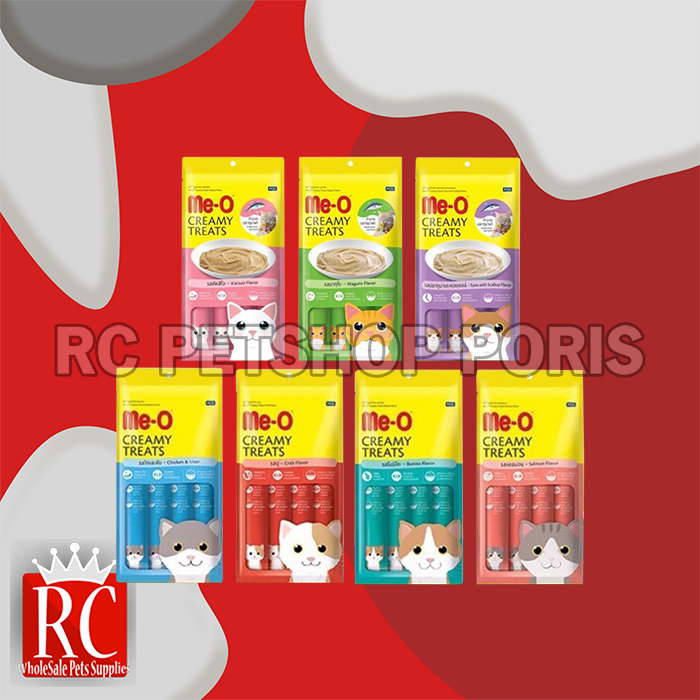 Jual Meo Creamy Treats Snack Kucing me-o meo 15 Gram | Shopee Indonesia