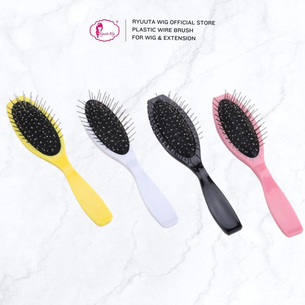 Jual Ryuuta Wig Wire Brush Sisir Kawat Gagang Plastik Wig & Hair ...