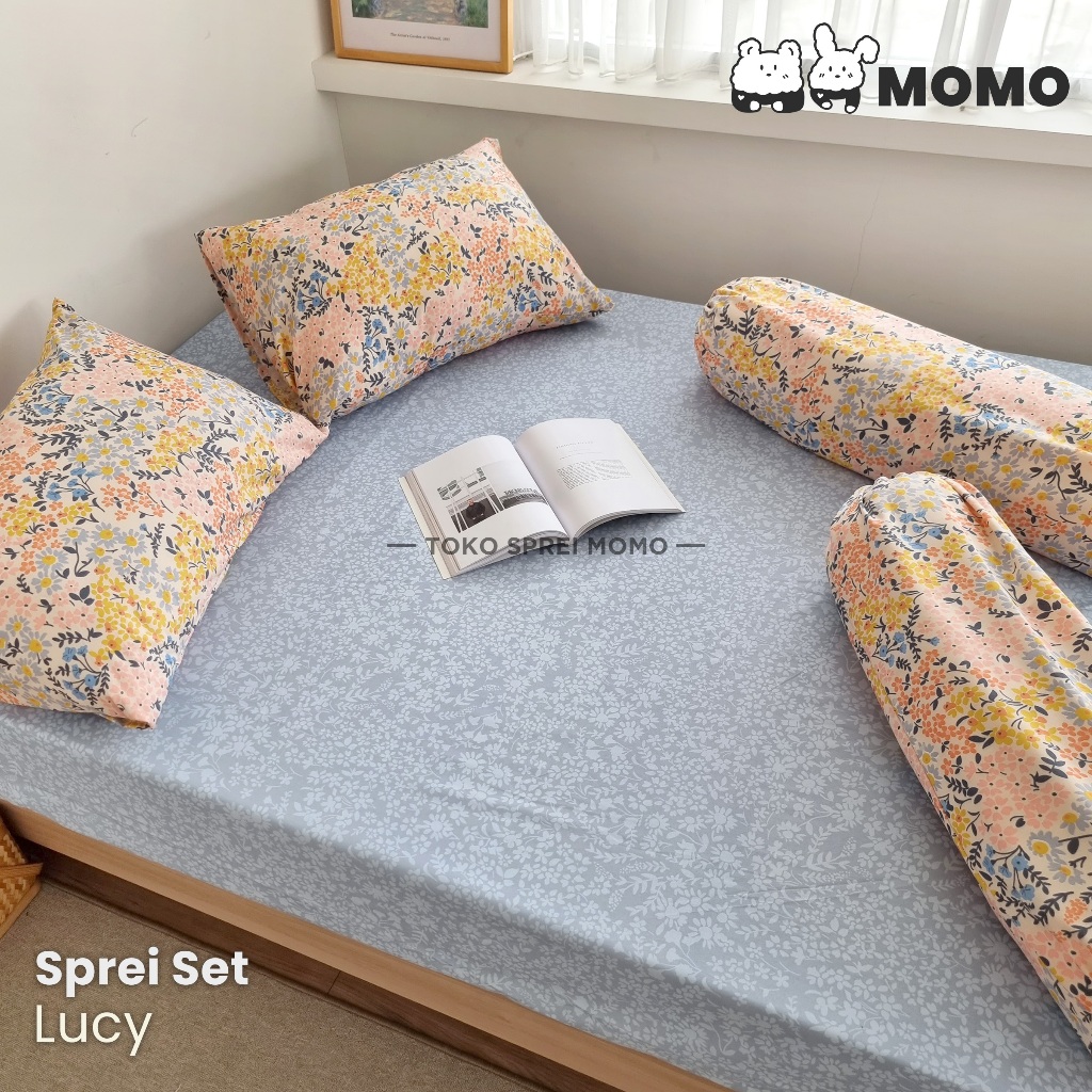 Jual Sprei Aesthetic Momo Seri 3 - Ukuran 160, 180, 200 x 200 - Microtex - Sprei MOMO | Shopee ...