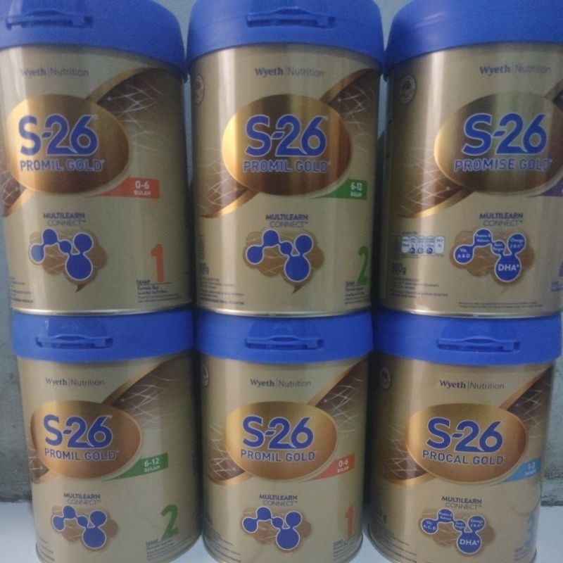 Jual S26 promil procal promise gold tahap 1 2 3 4 900gr kemasan baru ...