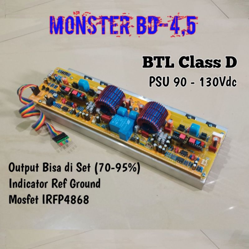 Jual Class D Btl 95 130vdc Bd Modulasi Monster Bd 4 5 Power Class D