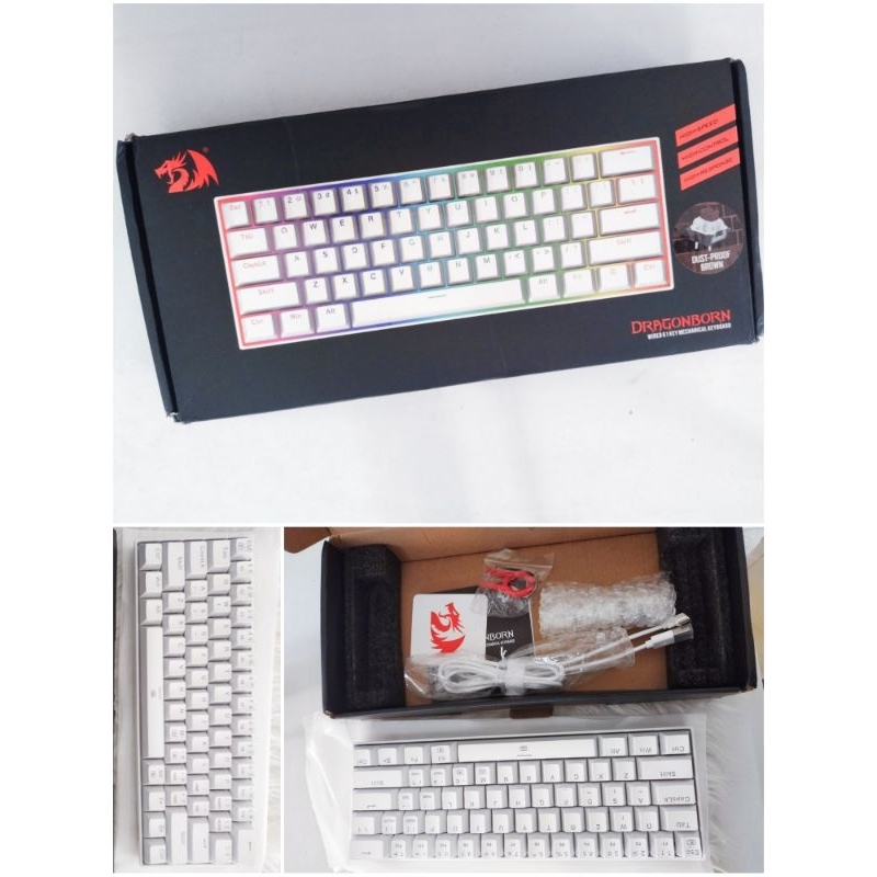 Jual Keyboard Mekanik Game RGB Redragoon | Shopee Indonesia