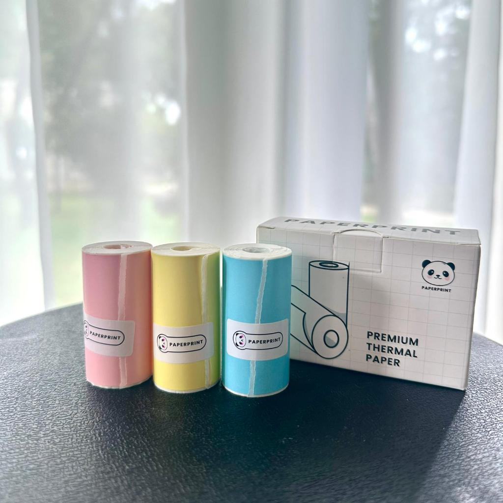 Jual PAPERPRINT COLOR STICKER THERMAL 57x30mm Continuous NEW Series ...