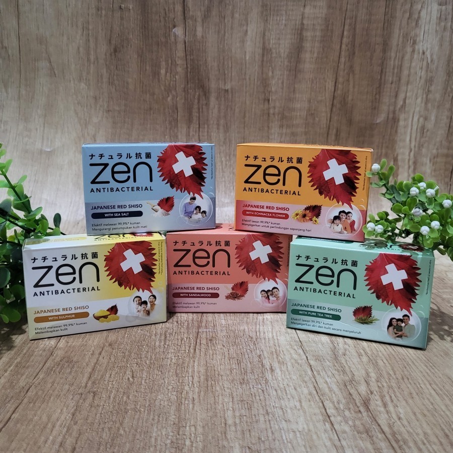 Jual ZEN Anti bacterial Bar Soap 70gr | Sabun Mandi Batangan | Sabun ...