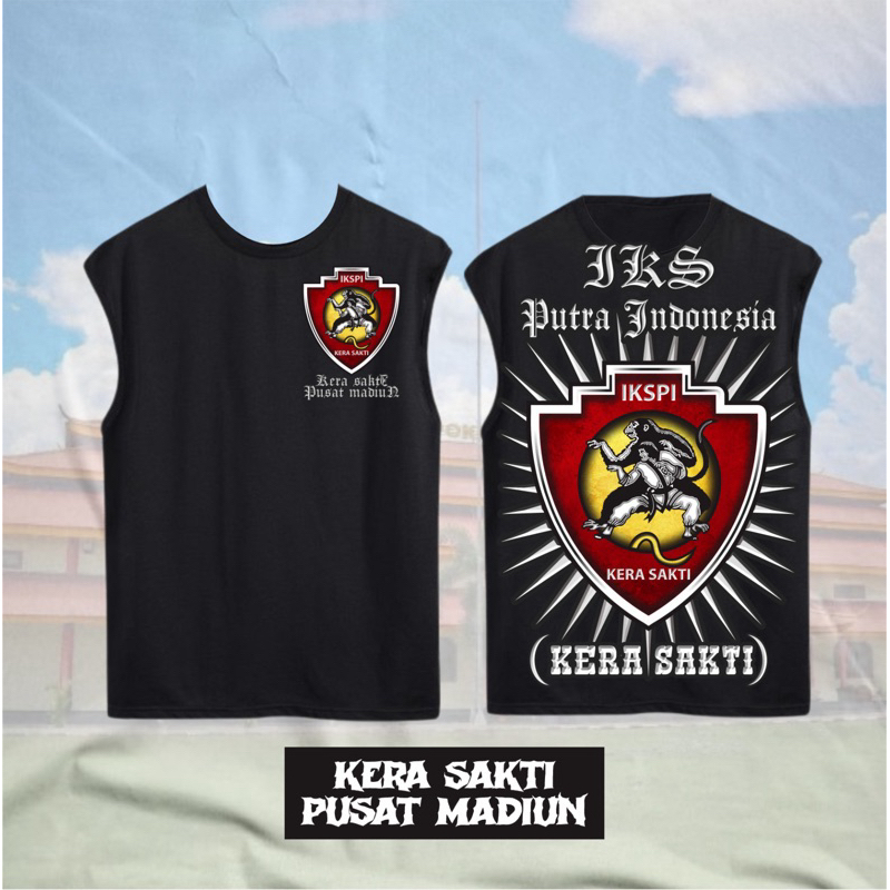 Jual Kaos Singlet IKSPI IKS Putra Indonesia Kera Sakti Pusat Madiun Desain Sablon Premium ...