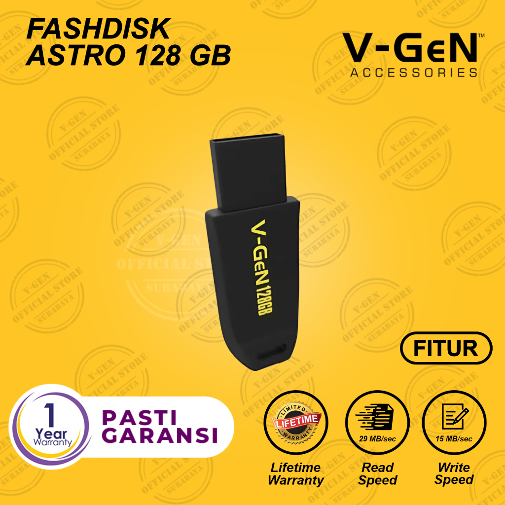Jual USB Flashdisk V-GeN 128GB ASTRO 2.0 (USB Flash Disk VGEN) | Shopee ...