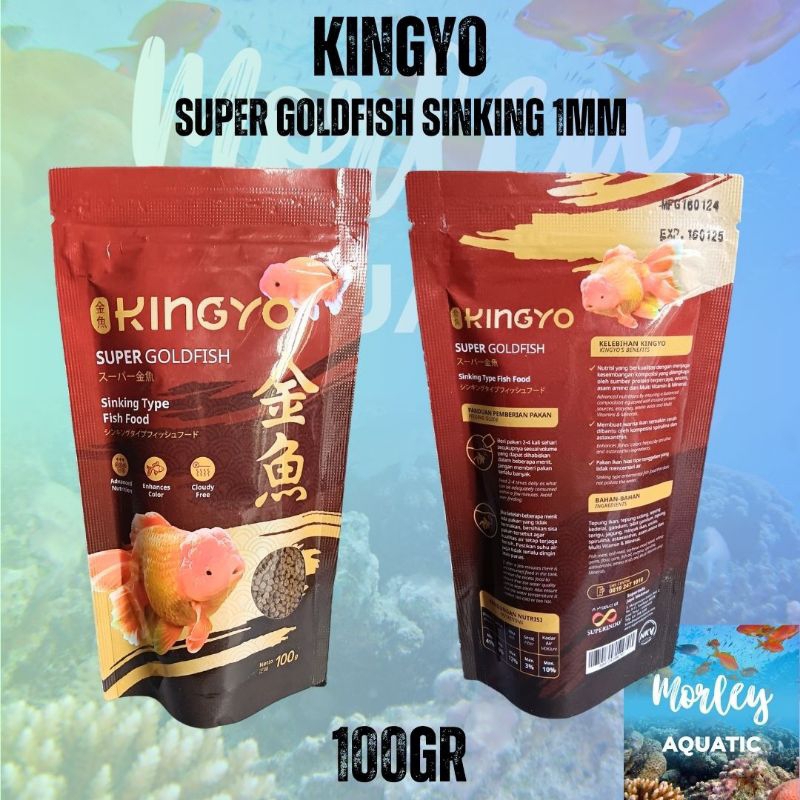 Jual KINGYO SUPER GOLDFISH SINKING 100GR SIZE 1MM | Shopee Indonesia