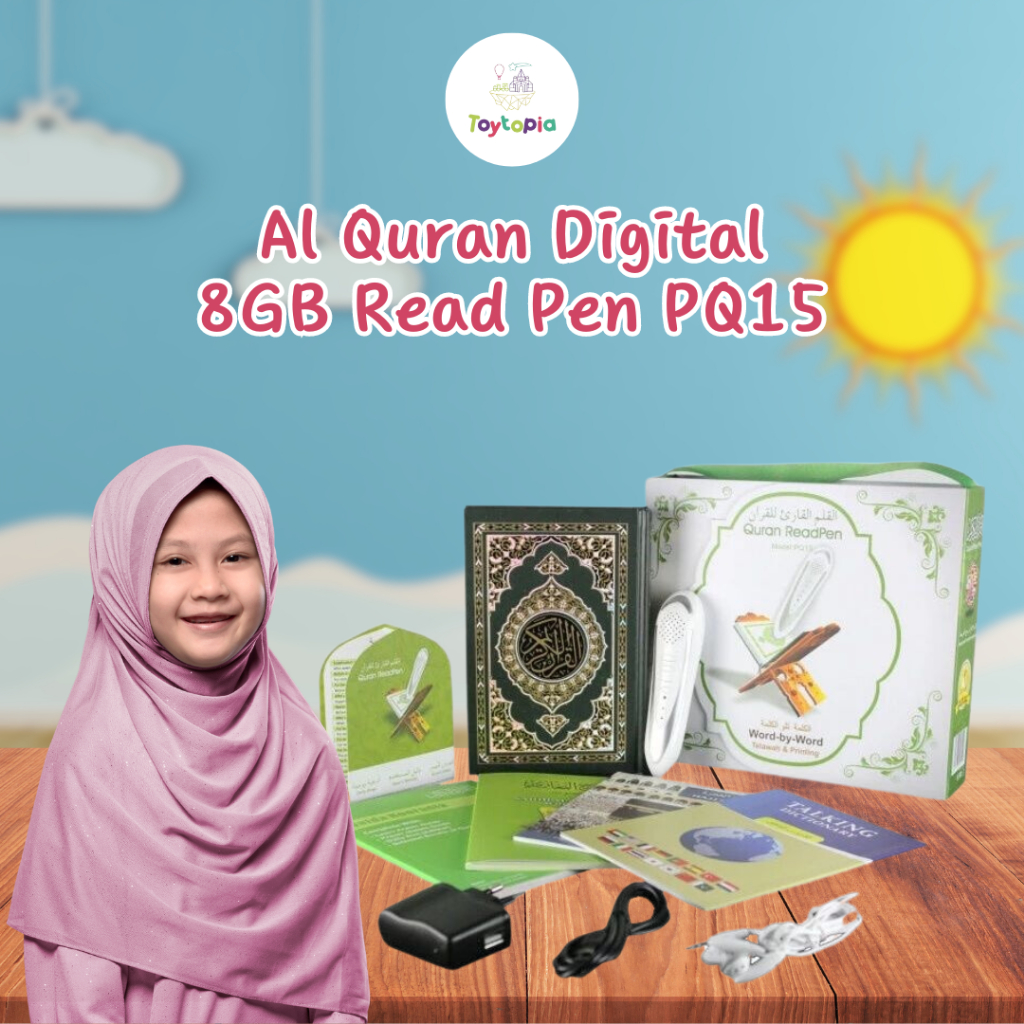Jual Al Quran Digital 8GB Read Pen PQ15 ASLI (WARNA PUTIH) Alquran ...