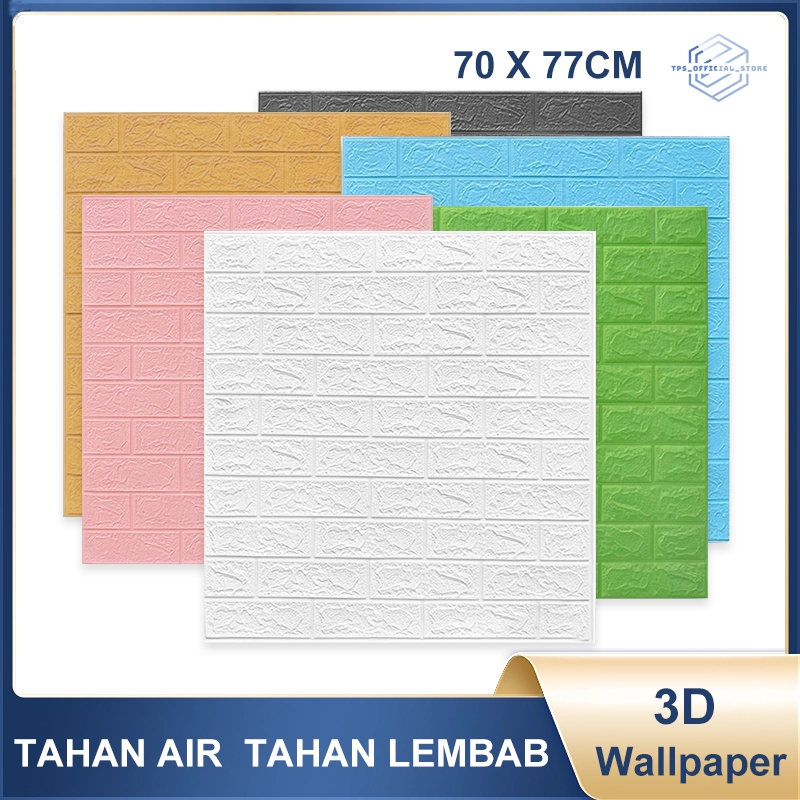 Jual Wallpaper 3D Foam Dining Sticker 70 x 77 cm Dinding 3D Wallfoam ...