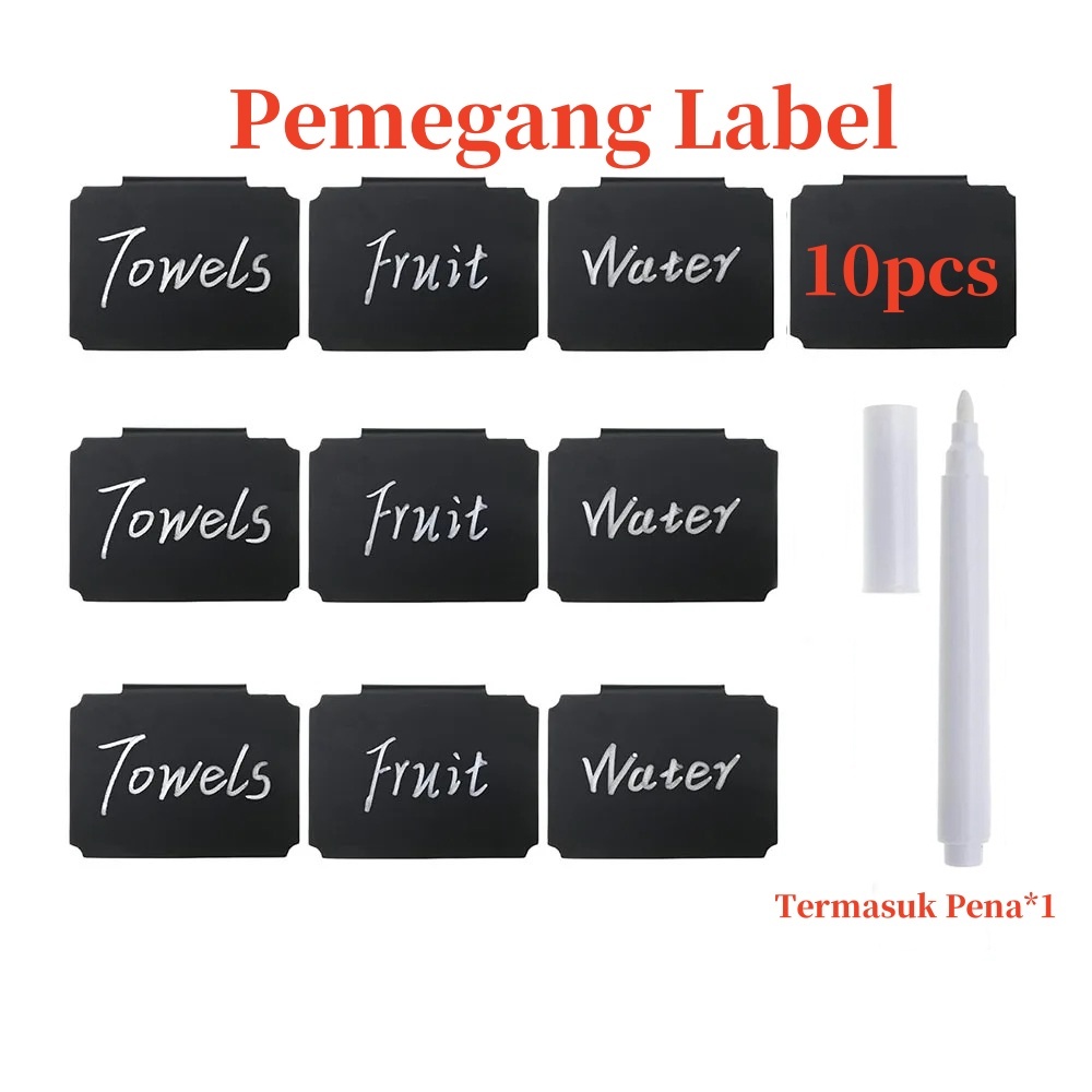 Jual 10pcs Label Harga Klip Papan Tulis untuk Penyimpanan Tanda ...