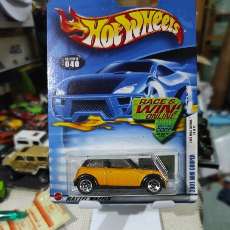 Jual Hot wheels blue card 2001 mini Cooper first edition | Shopee Indonesia