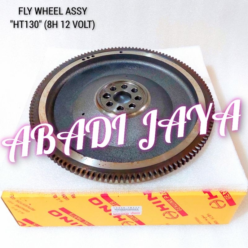 Jual FLY WHEEL ASSY RODA GILA HINO DUTRO 130HT HT 130 8 HOLE 12 VOLT ...