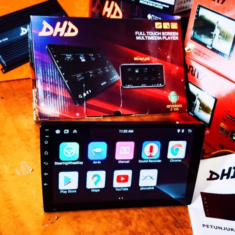 Jual Head Unit Double Din ANDROID DHD 9inci RAM 2/32 Gb WiFi GPS ...