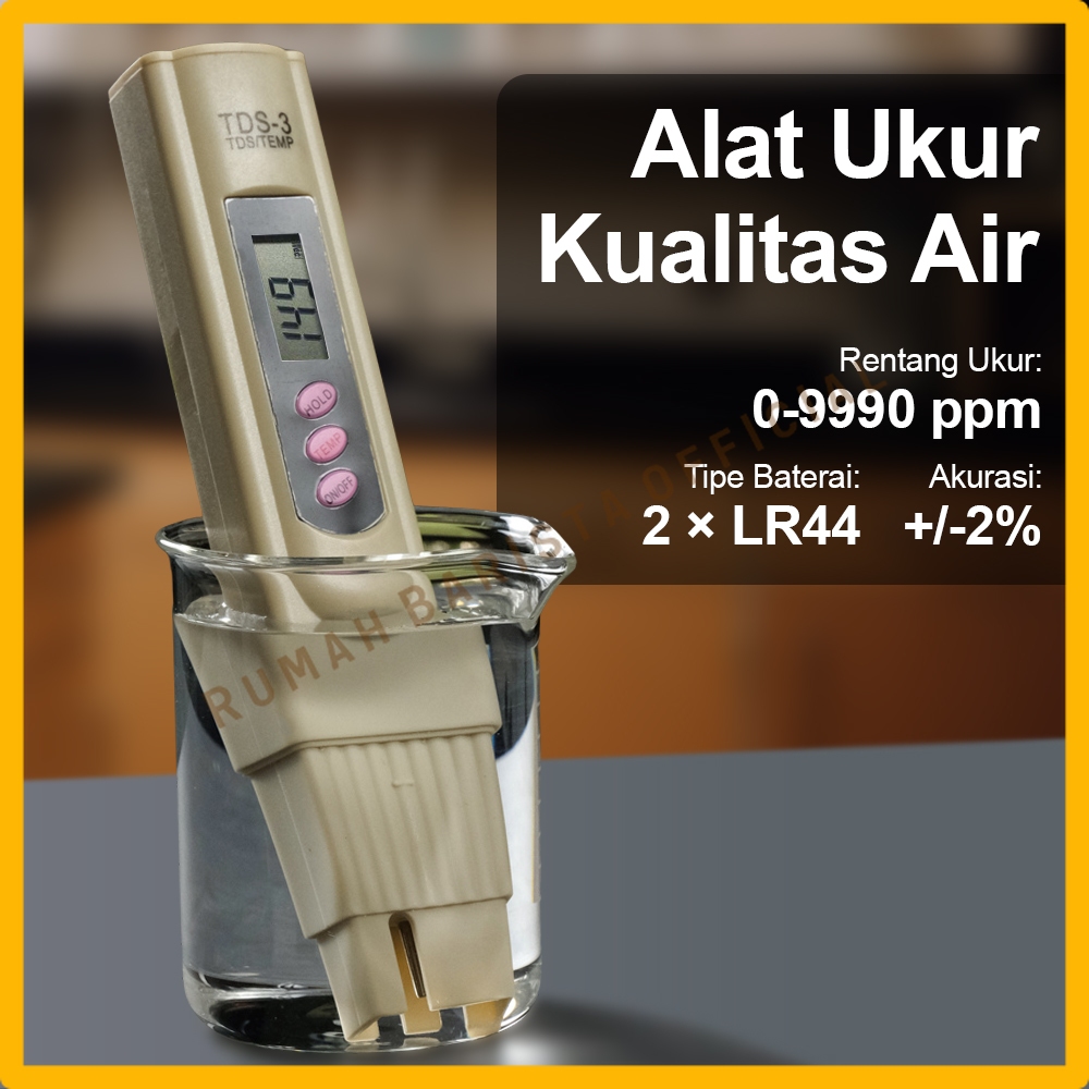 Jual TDS Meter Alat Ukur Kualitas Air Water Quality Tester - TDS Air ...