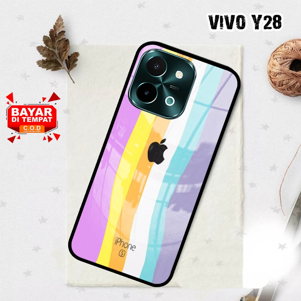 Jual Softcase Kaca VIVO Y28 (4G) - Case Handphone VIVO Y28 (4G) [T19 ...