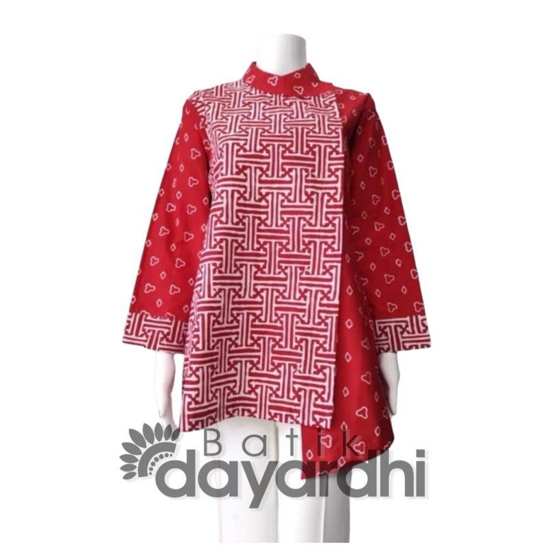 Jual batik merah putih batik wanita merah putih batik agustusan baju ...