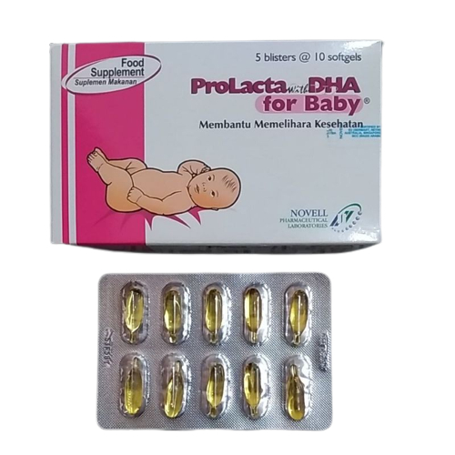 Jual PROLACTA DHA For BABY 1 Strip 10 capsul | Shopee Indonesia