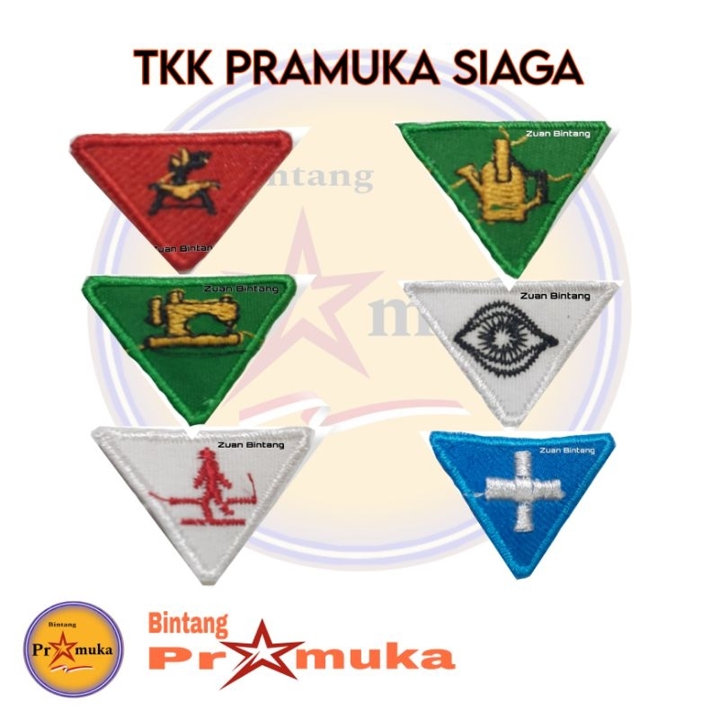 Jual TANDA KECAKAPAN KHUSUS PRAMUKA SIAGA/SKK TKK PRAMUKA SIAGA BORDIR ...