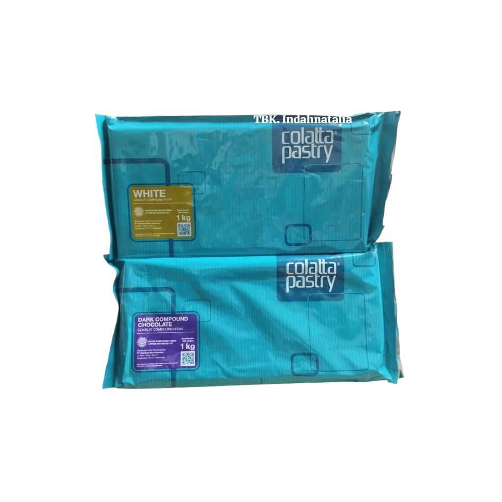 Jual COLATTA PASTRY 1 Kg - DARK & WHITE CHOCOLATE COMPOUND - COKLAT ...