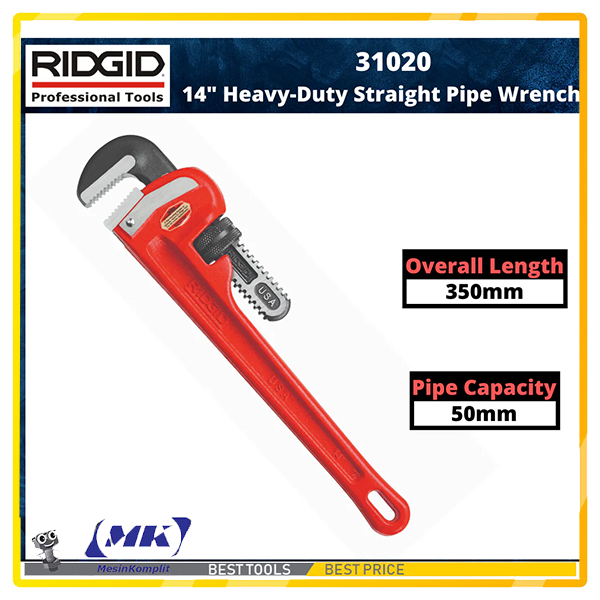 Jual RIDGID 14in Kunci Pipa Self Cleaning Threads and Hook Jaws 31020 ...