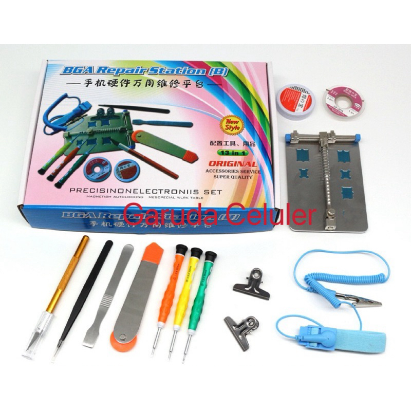 Jual Plat BGA Repair Tool Station Penjepit PCB OBeng Hp Set | Shopee ...