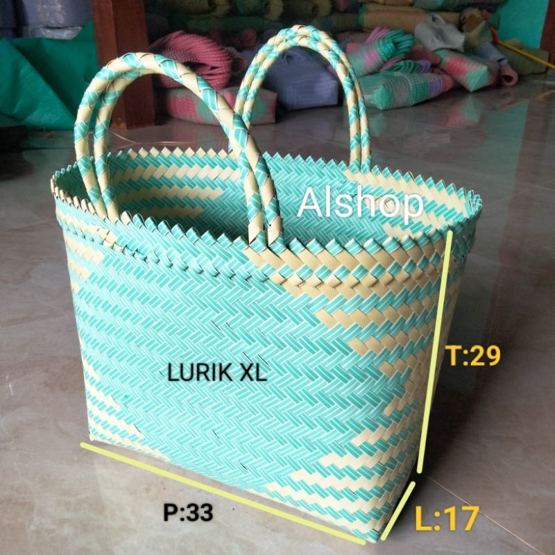 Jual Tasanyaman LURIK JUMBO SUPER (XL)/Tas belanja /Tas sembako/Tas ...