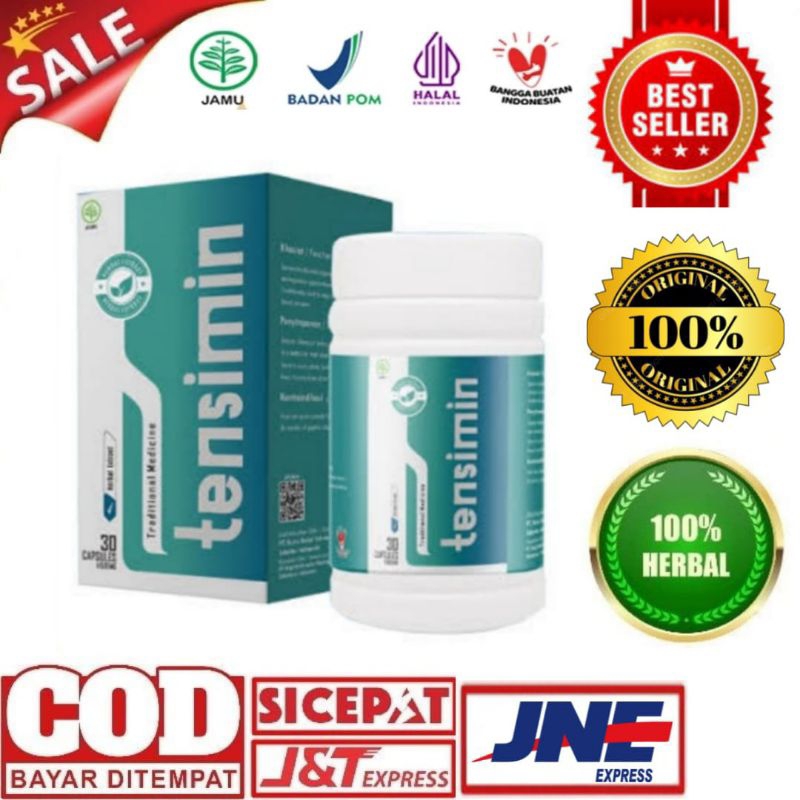 Jual Tensimin Asli 100% Original Obat Hipertensi Tekanan Darah Tinggi ...