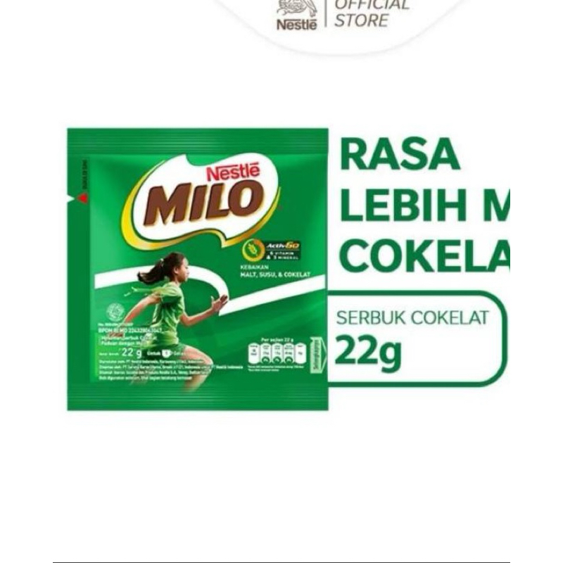 Jual Milo Activ-Go Sachet 22gr - 10 Pcs | Shopee Indonesia